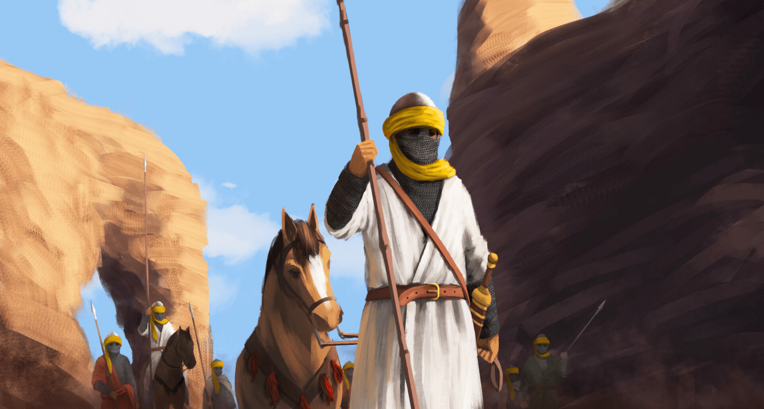 El ejército del Califato Ortodoxo o Rashidún - Arre caballo!