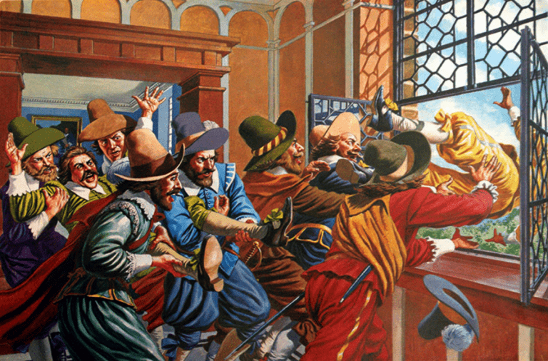 La revuelta Bohemia. Defenestración de Praga (1618-20) - Arre caballo!