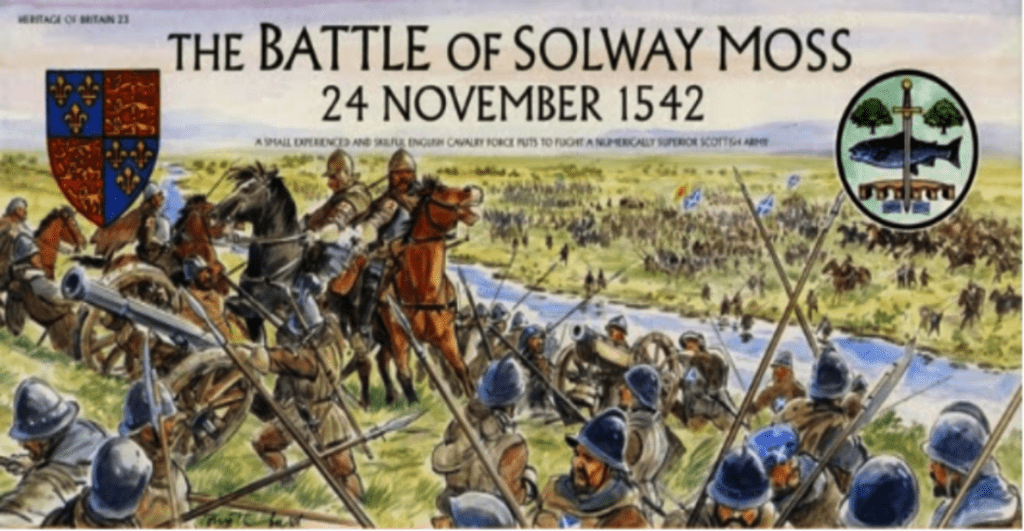 Batalla de Solway Moss (24 de noviembre de 1542) - Arre caballo!