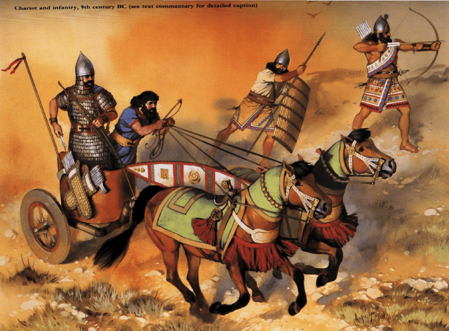 El ejército asirio - Arre caballo!