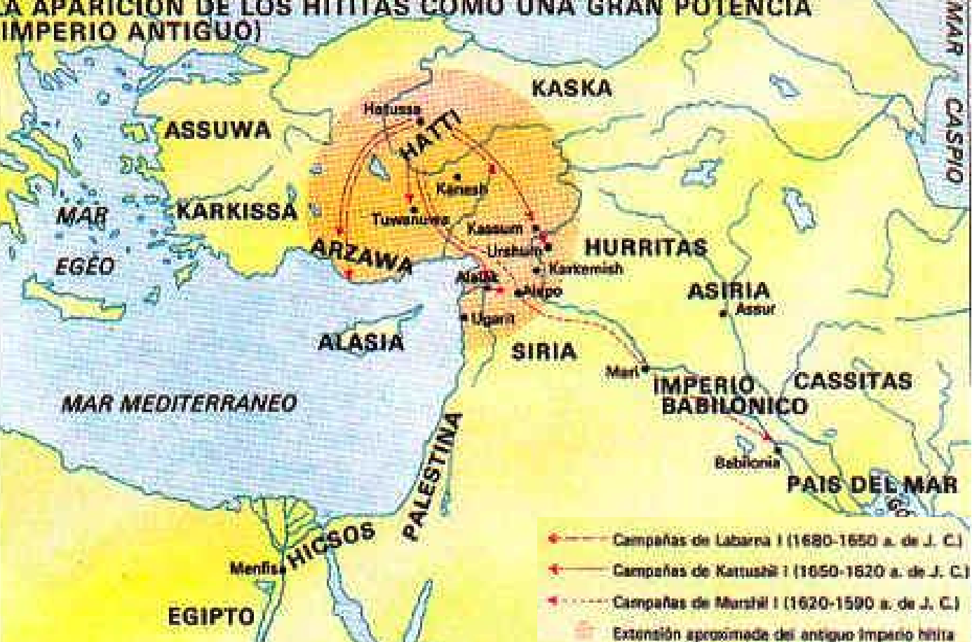 Imperio hitita. Historia (1850-1680 AC) - Arre caballo!