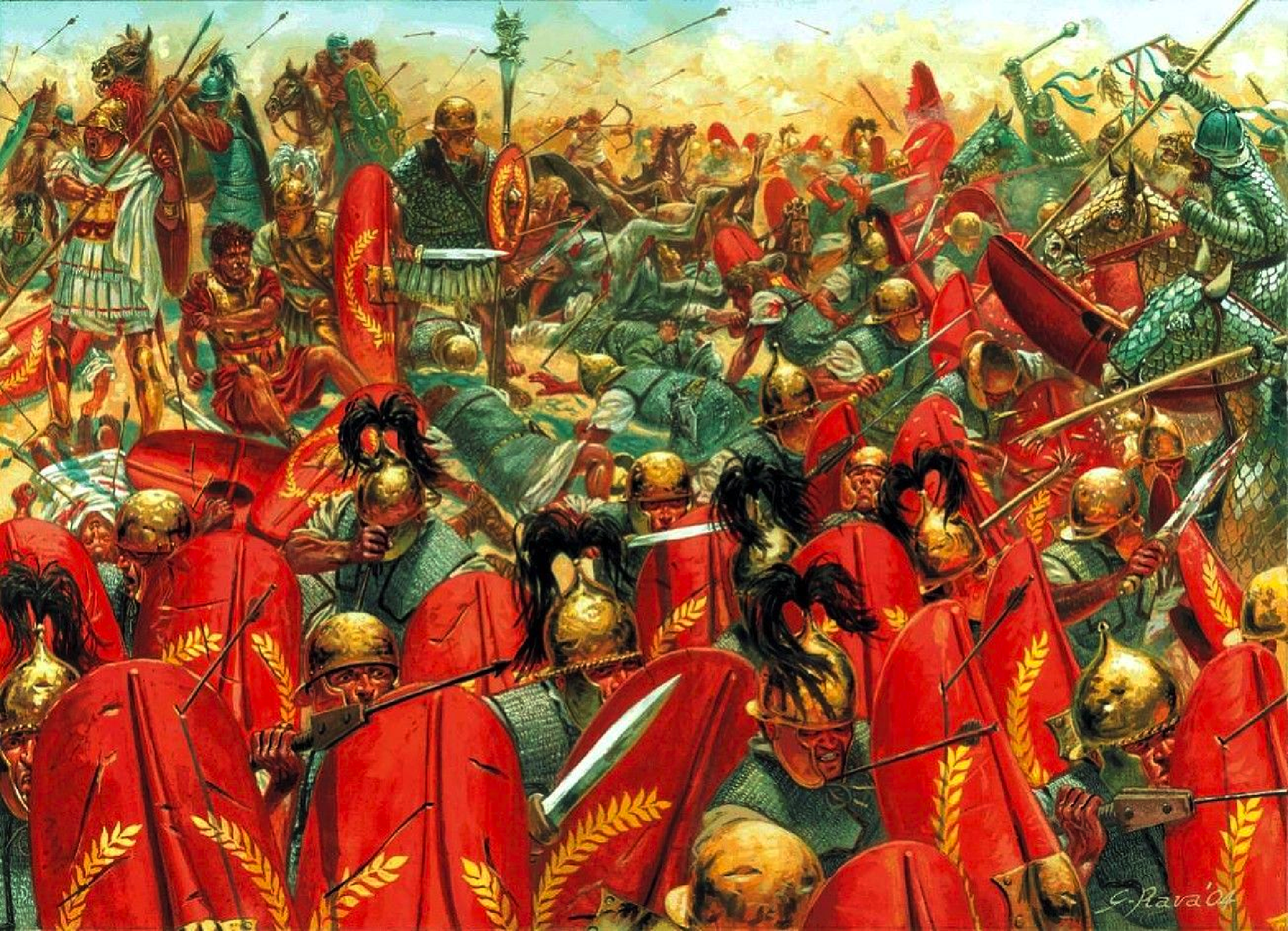 Campaña Parta de Craso, batalla de Carras (54-53 AC) - Arre caballo!