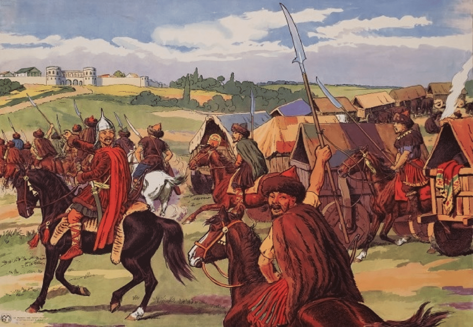 Costumbres de los hunos - Arre caballo!