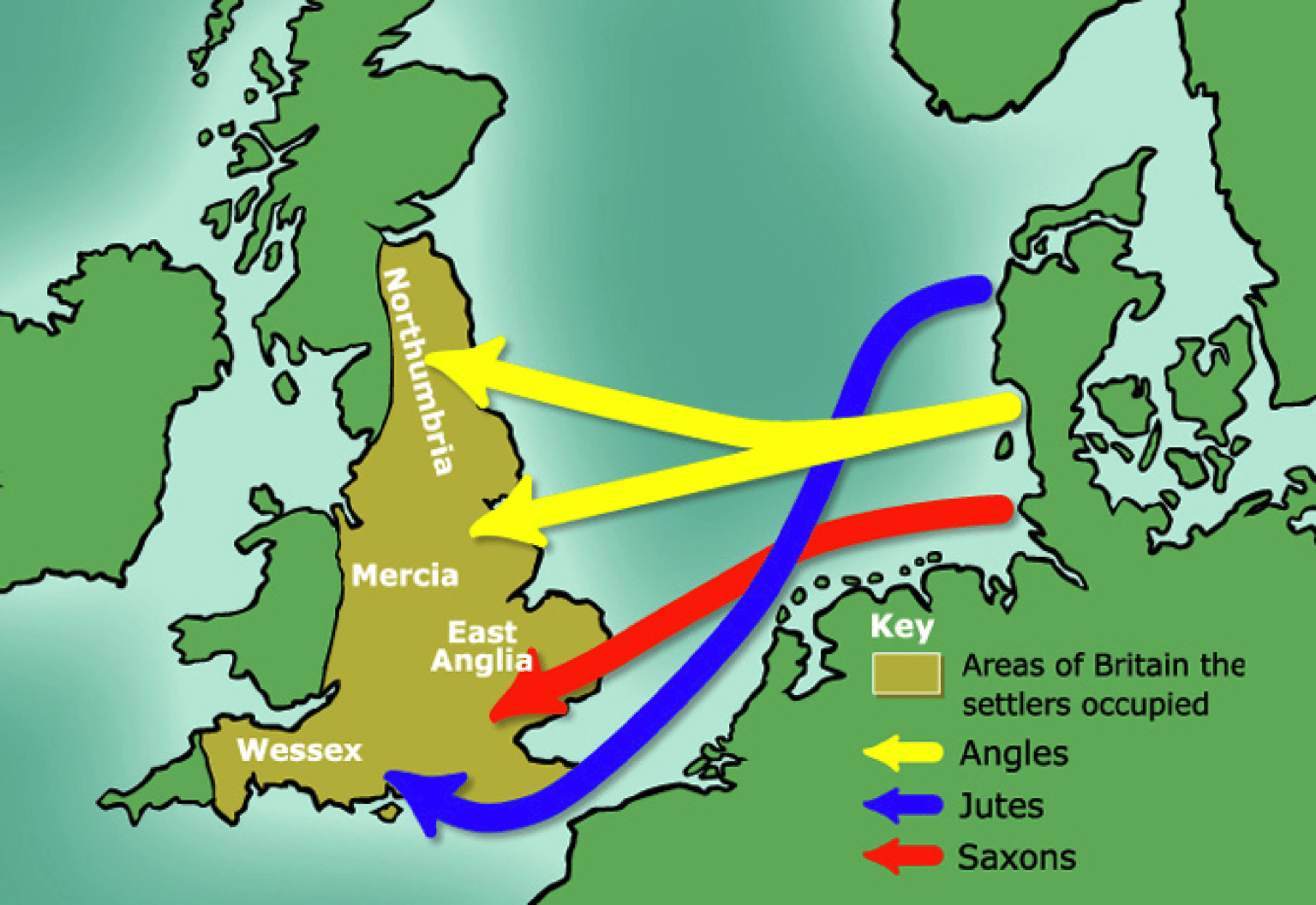 Orígenes de los anglosajones - Arre caballo!