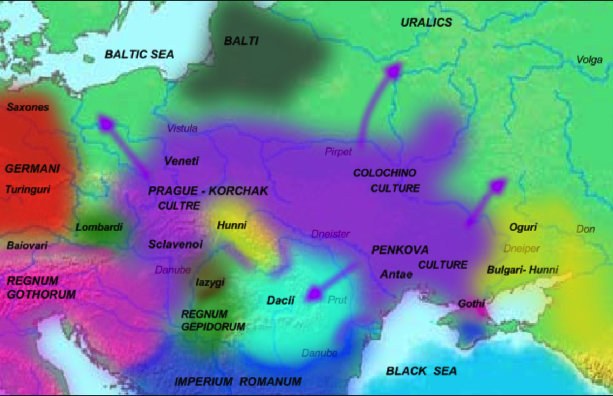 Antecesores de los eslavos - Arre caballo!