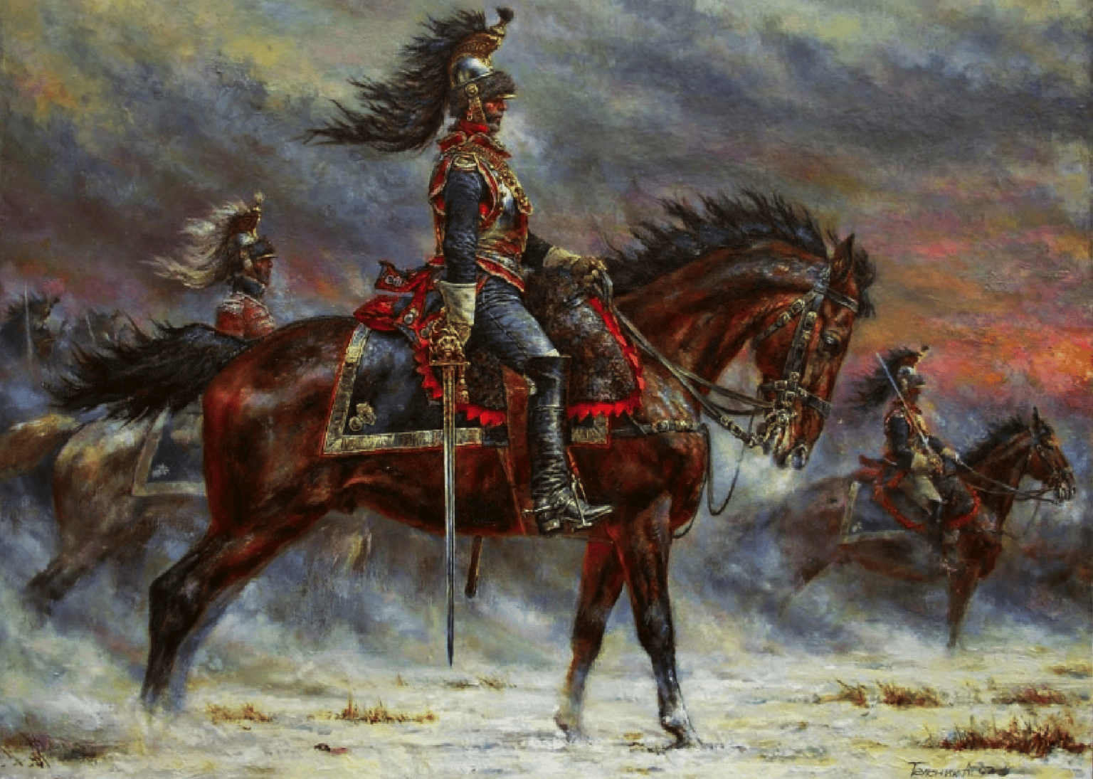 Campaña en Polonia 1807. Batalla de Eylau - Arre caballo!