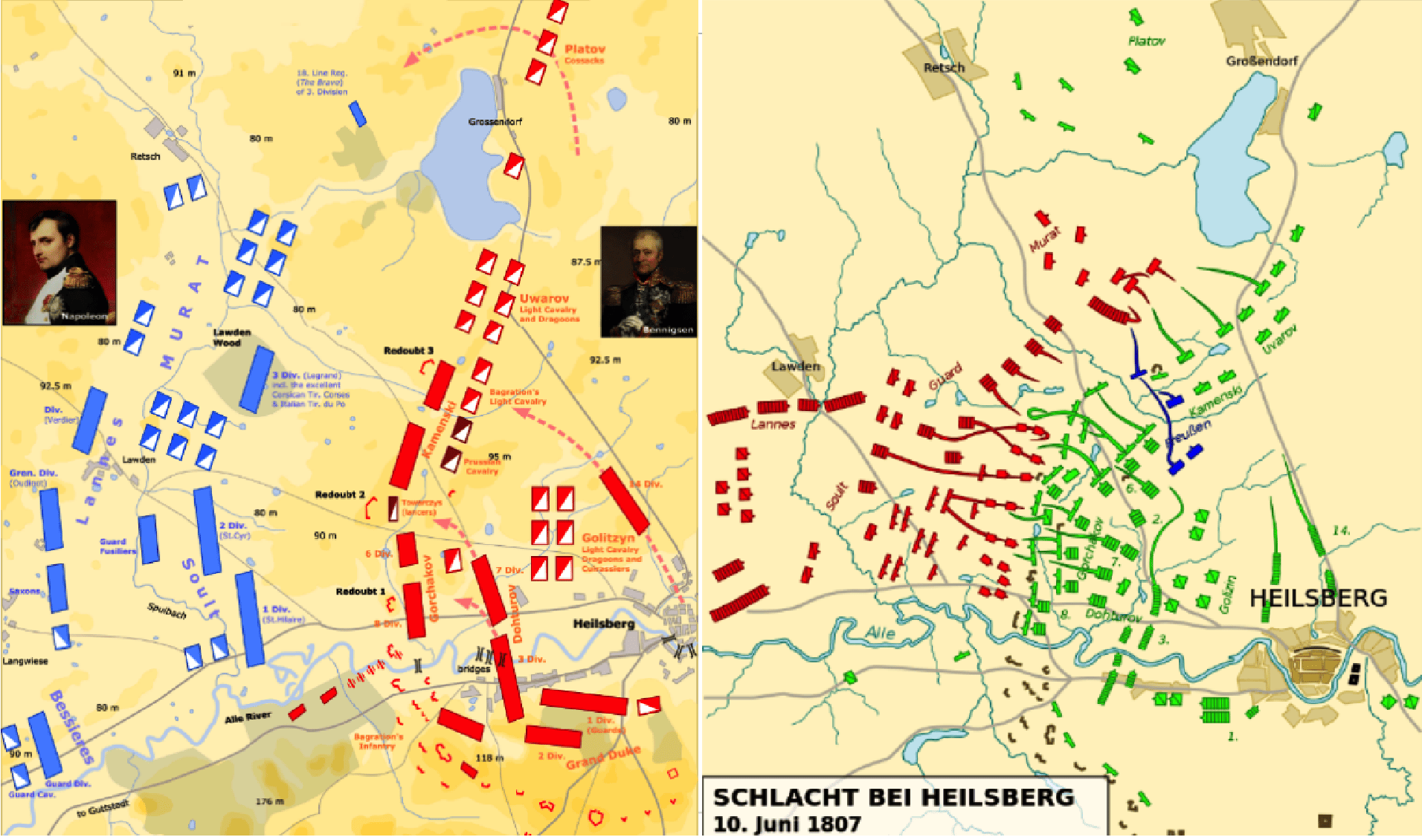 Campaña en Polonia 1807. Batalla de Heilsberg - Arre caballo!