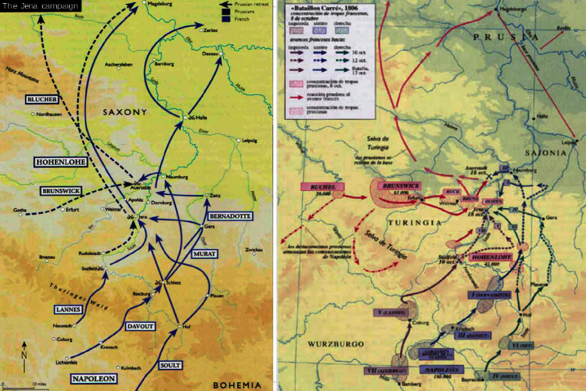 Campaña de Napoleón contra Prusia 1806. Batalla de Jena - Arre caballo!