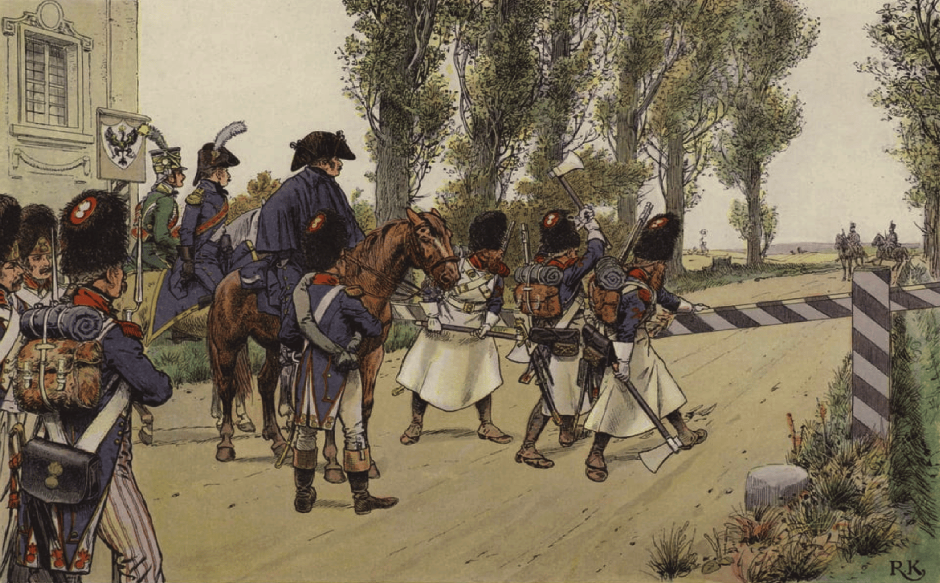 Campaña de Napoleón contra Prusia 1806. Batalla de Saalfeld - Arre caballo!