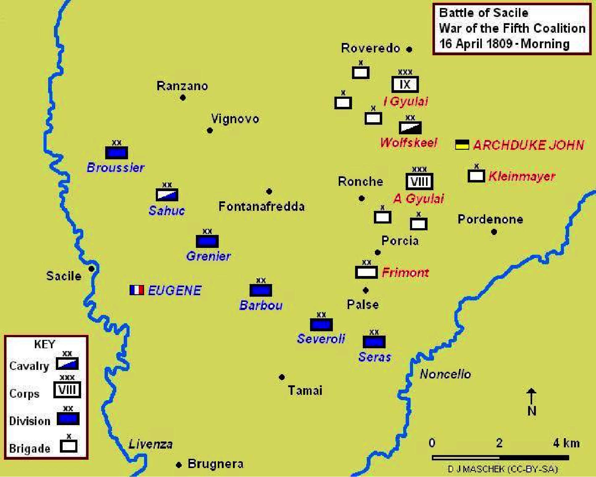 Batalla de Sacile (16 de abril de 1809) - Arre caballo!