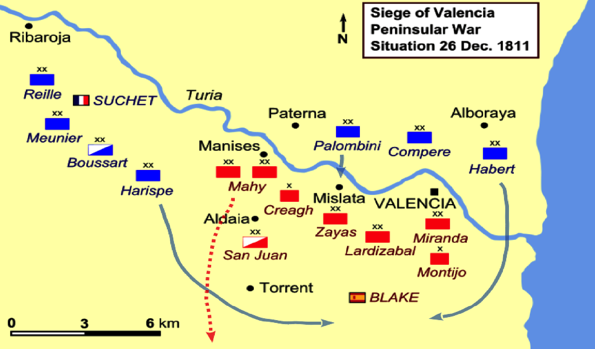 Operaciones en Valencia principios de 1812 - Arre caballo!