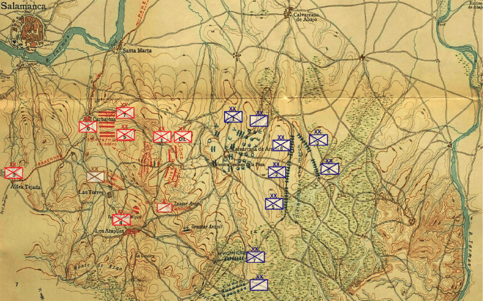 Batalla de Salamanca o de los Arapiles (22 de julio de 1812) - Arre ...