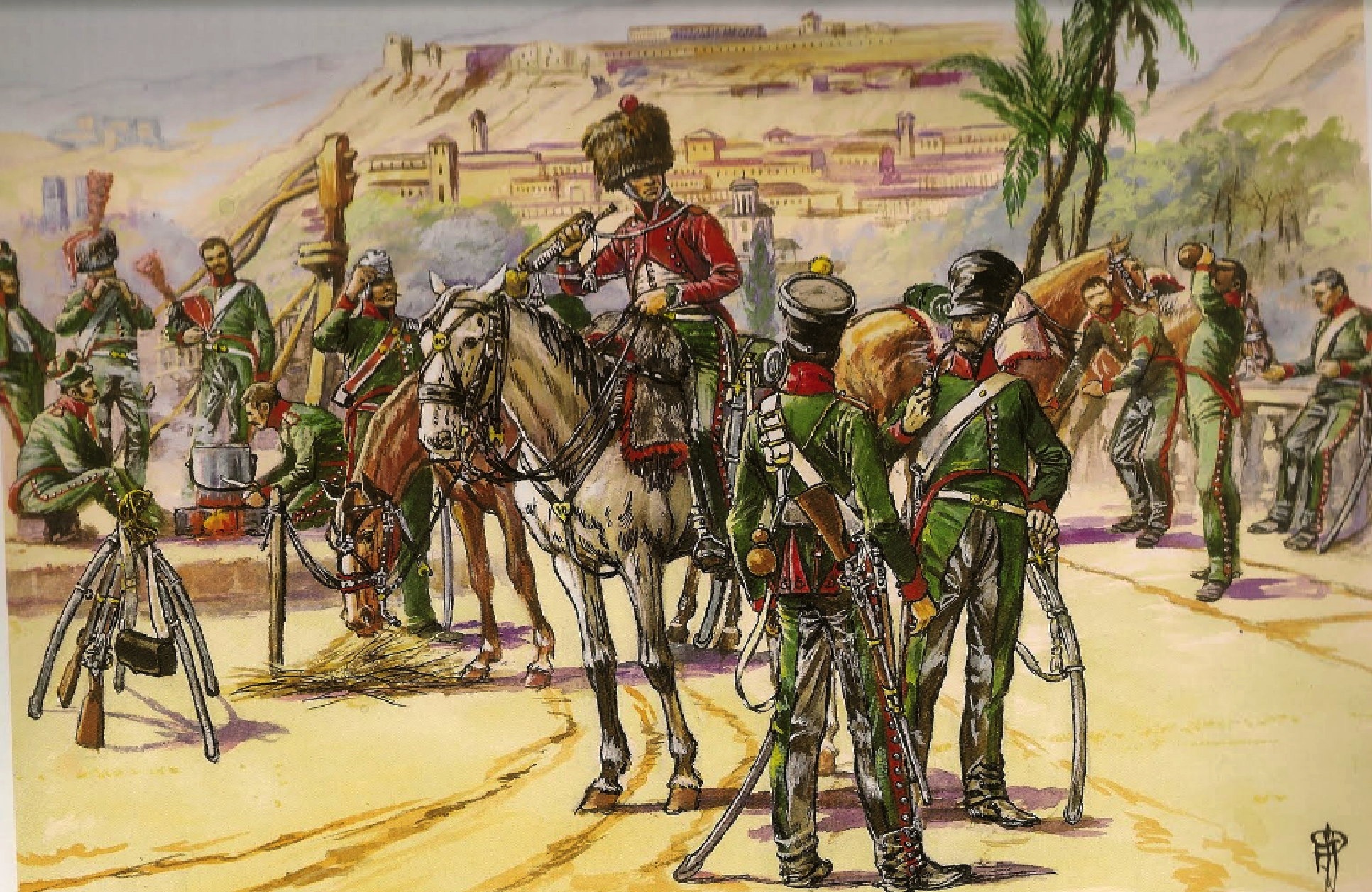 Expedición francesa a Andalucía principios de 1810 - Arre caballo!