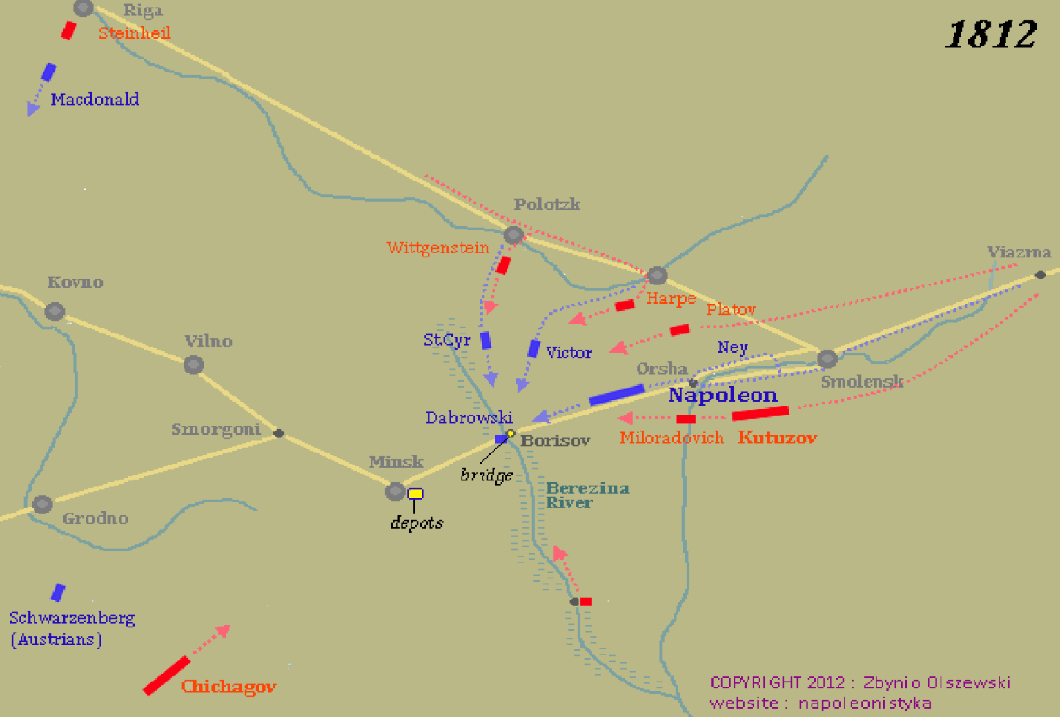 Batalla de Berezina (26 al 29 de noviembre de 1812) - Arre caballo!