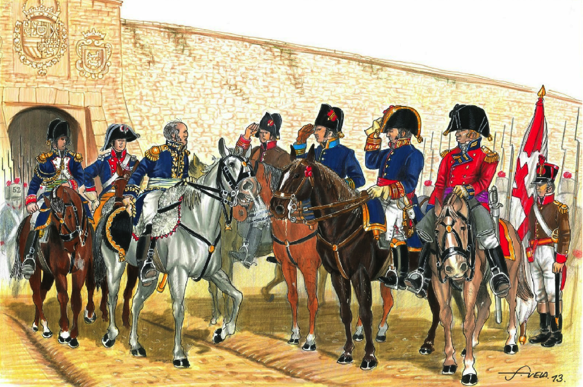 Asedio de Pamplona (25 de junio al 31 de octubre de 1813) - Arre caballo!