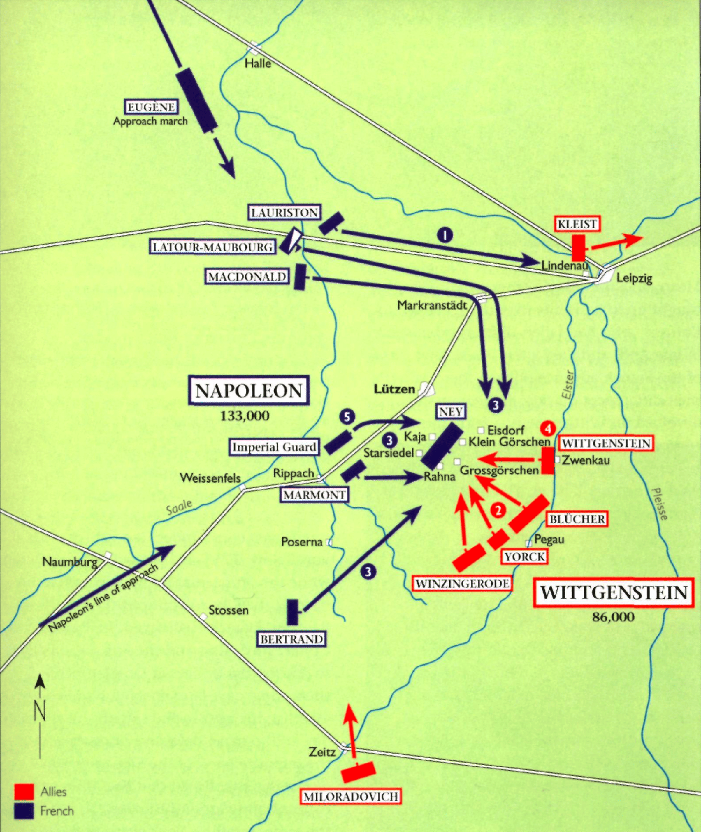 Batalla de Lützen o Gross Görschen (2 de mayo de 1813) - Arre caballo!