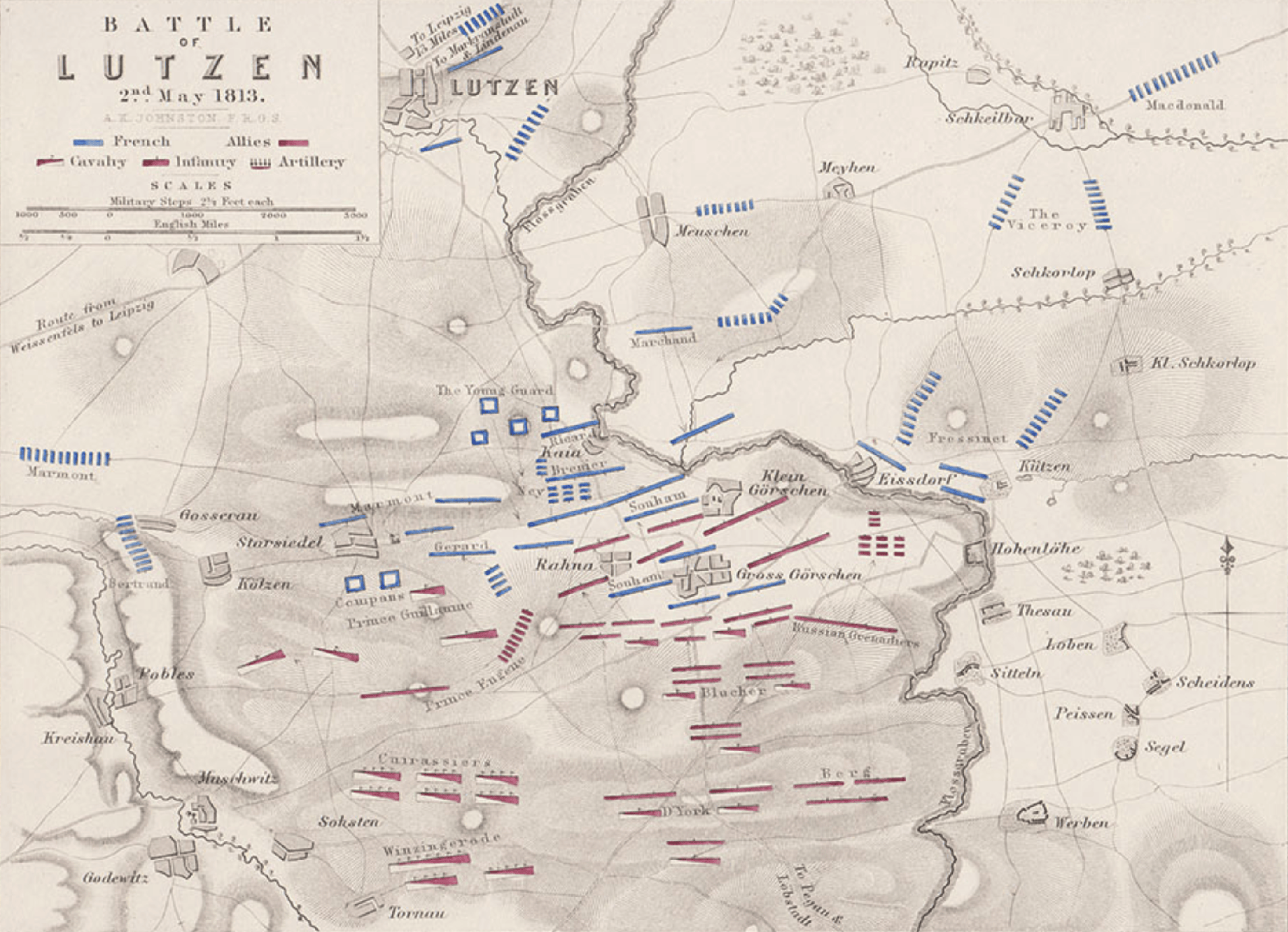 Batalla de Lützen o Gross Görschen (2 de mayo de 1813) - Arre caballo!