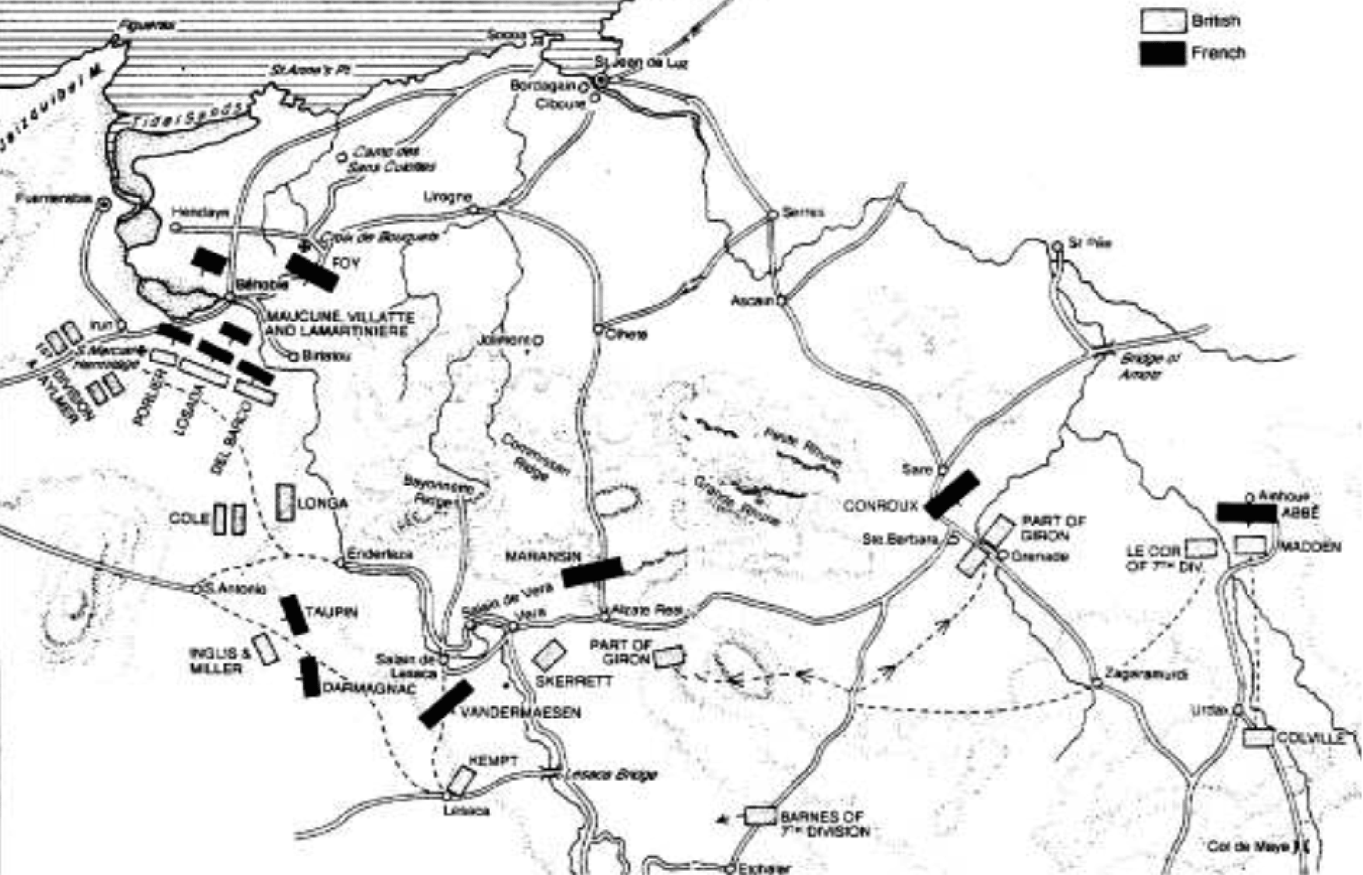 Batalla de San Marcial (31 de agosto y 1 de septiembre de 1813) - Arre ...