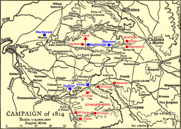 Segunda Fase: Campaña de los Seis Días batallas de Champaubert y de ...