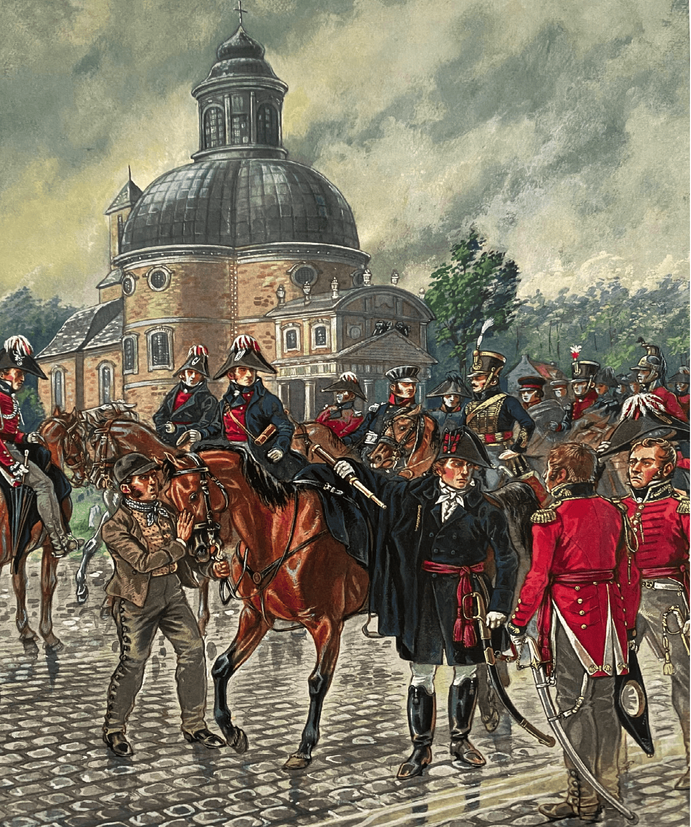 Batalla de Waterloo (18 de junio de 1815). Movimientos previos y ...