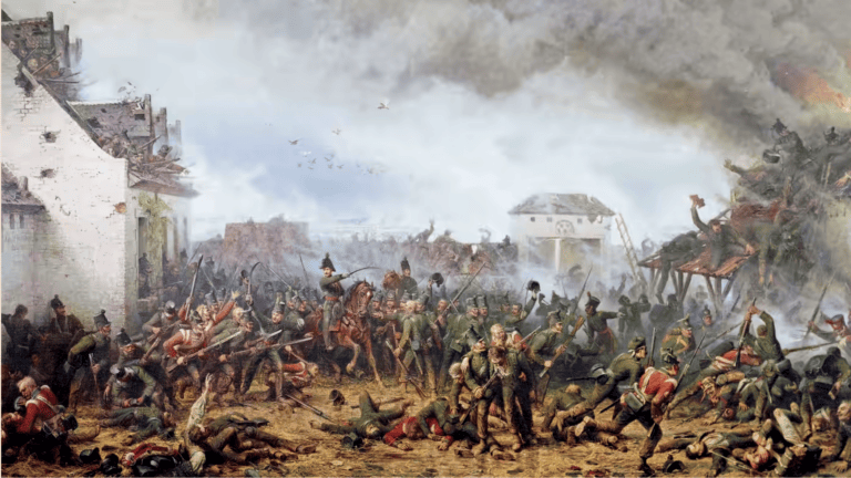 Batalla de Waterloo (18 de junio de 1815). Lucha por la Haye-Sainte - Arre caballo!