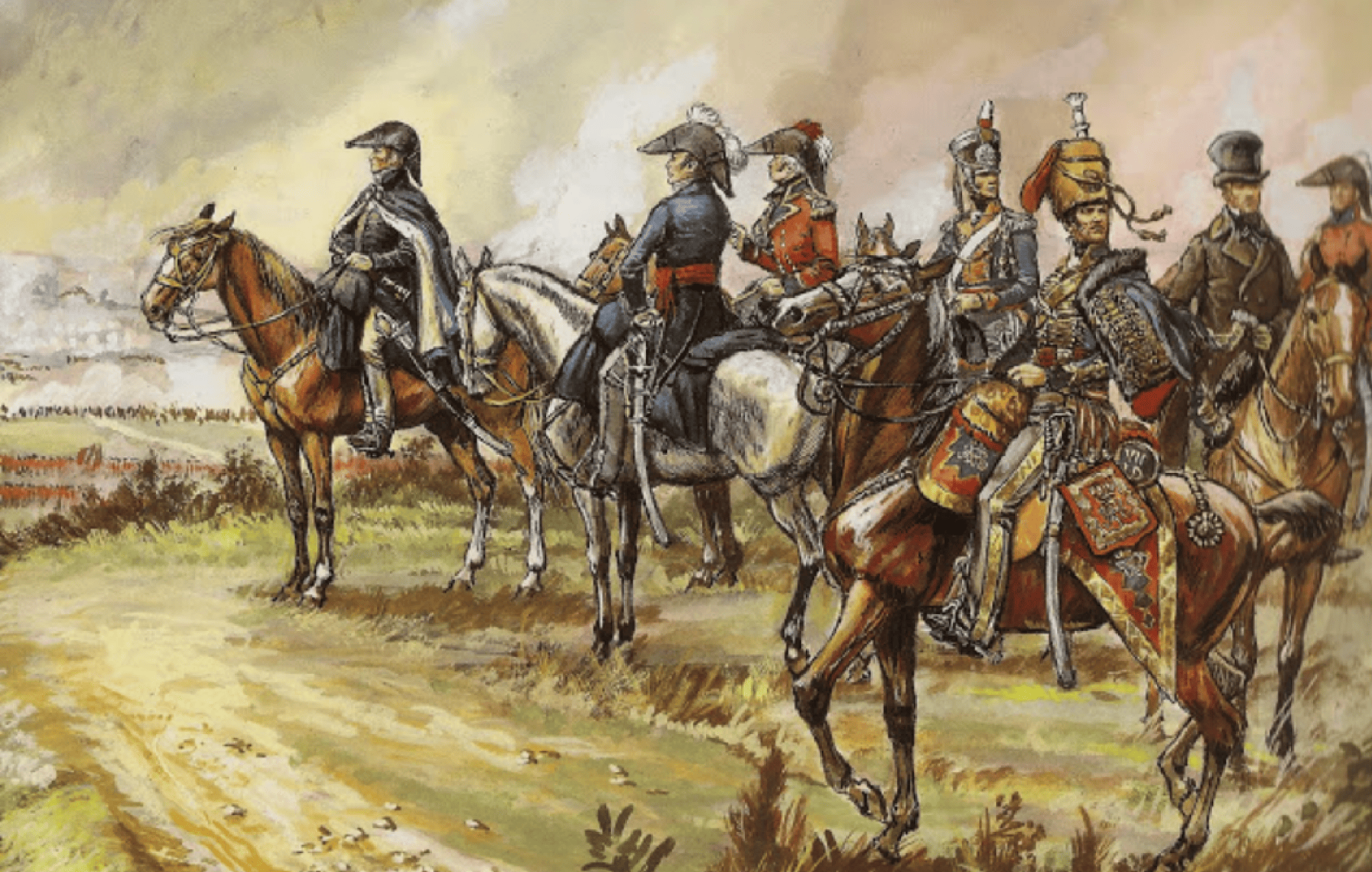 Batalla de Waterloo (18 de junio de 1815). Movimientos previos y ...