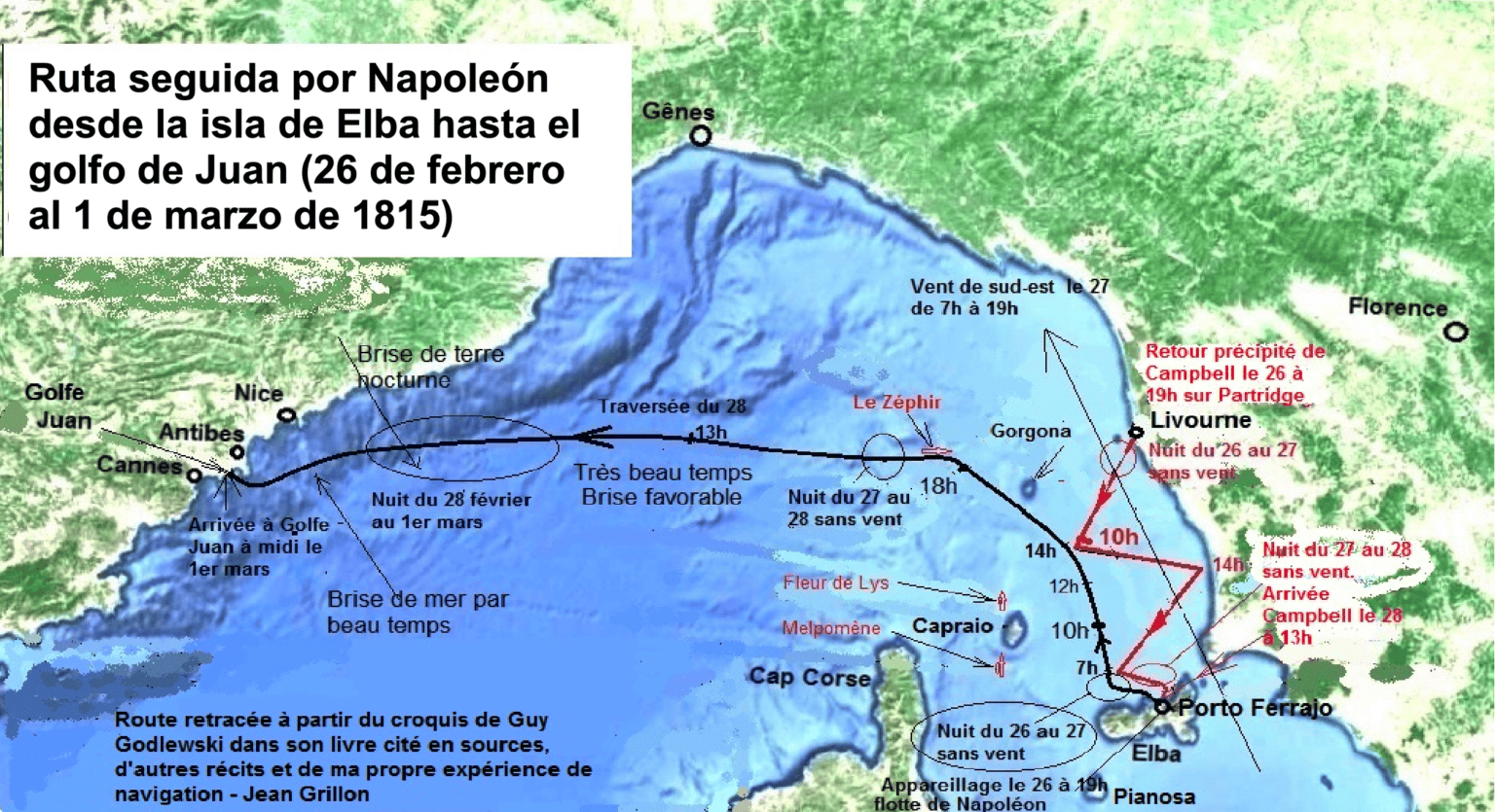 Fuga de Napoleón de la isla de Elba - Arre caballo!