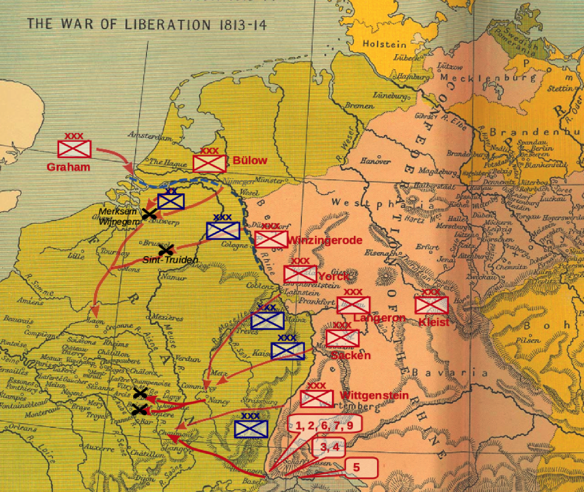 Avance del Ejército del Norte - Arre caballo!