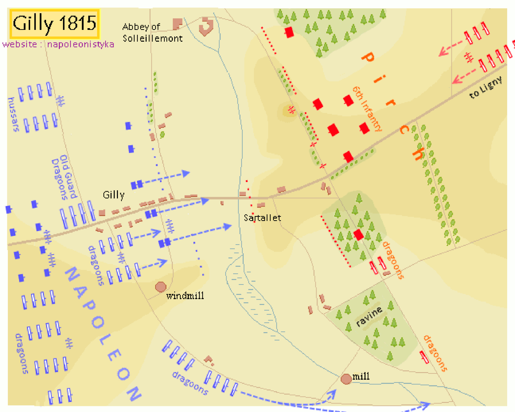 Napoleón invade Bélgica - Arre caballo!