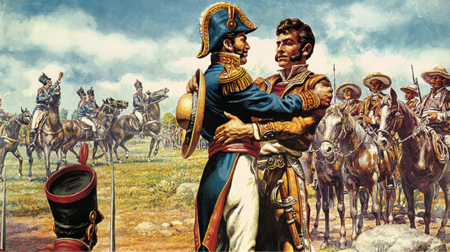 El abrazo de Acatempan (10 de febrero de 1821) - Arre caballo!
