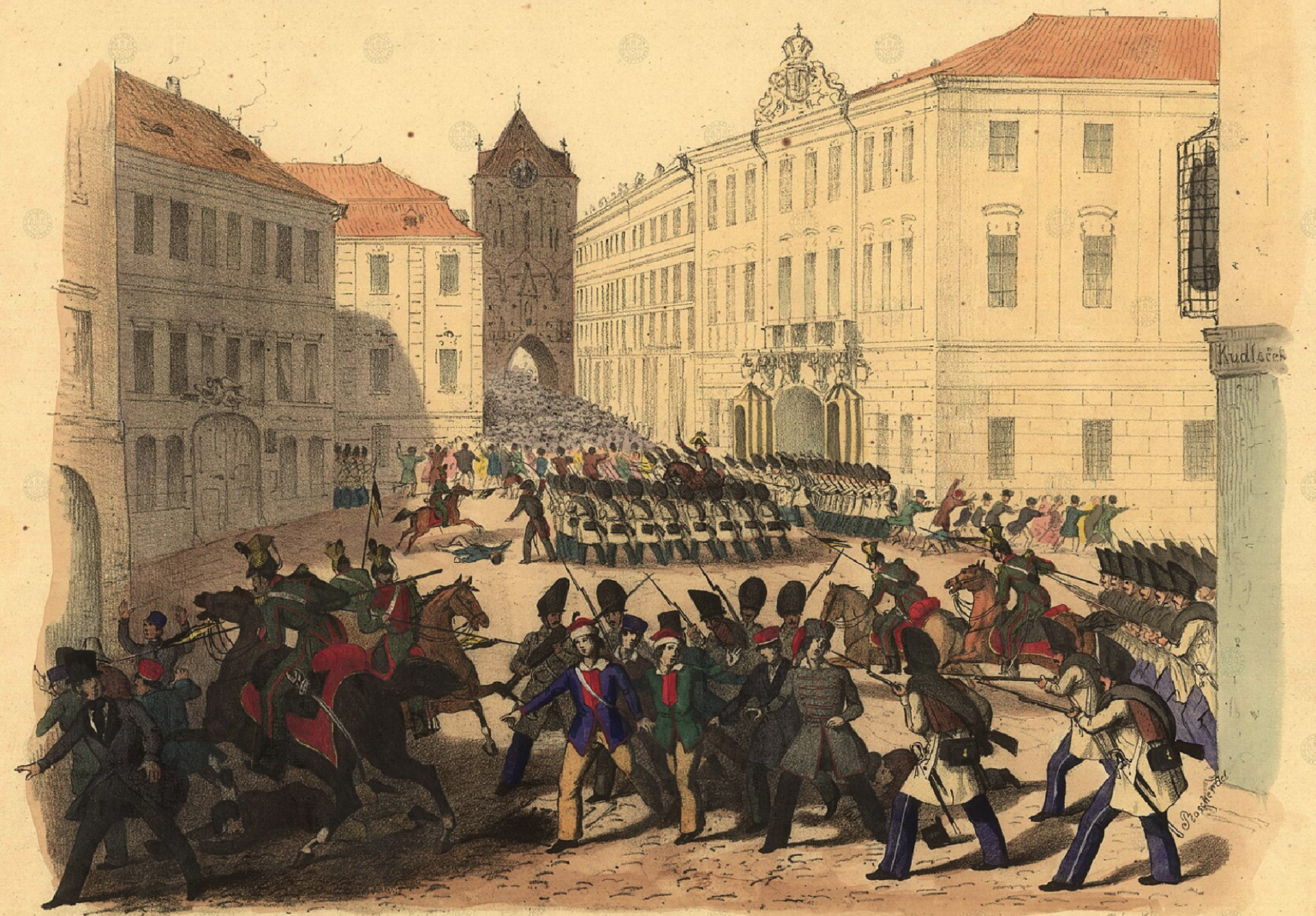 Revolución de 1848 en Bohemia - Arre caballo!